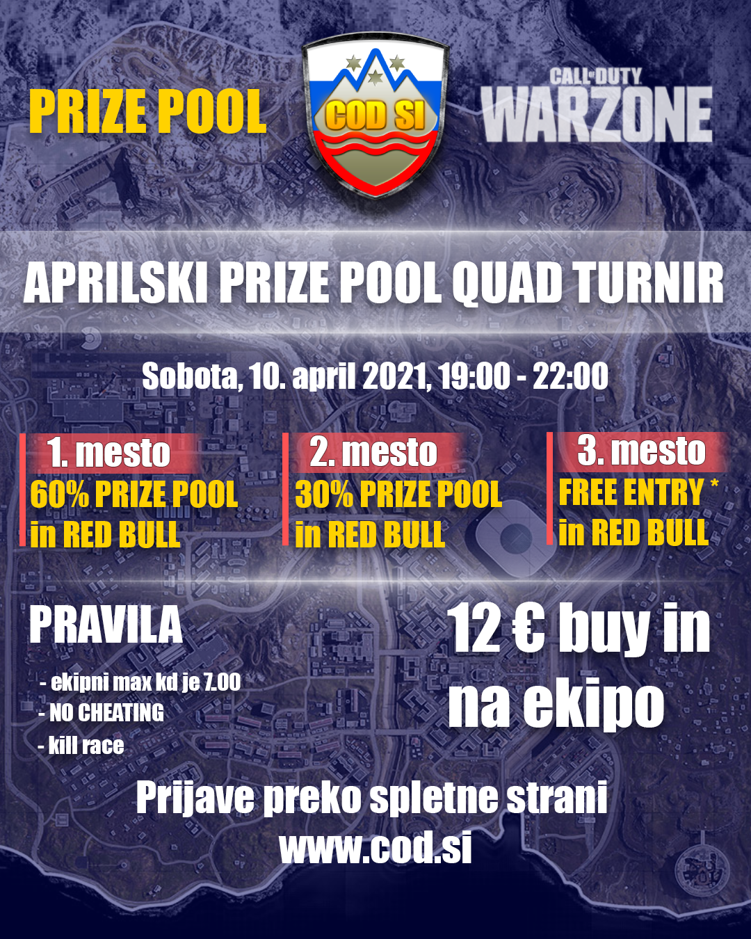 Aprilski Prize Pool Turnir - COD SI
